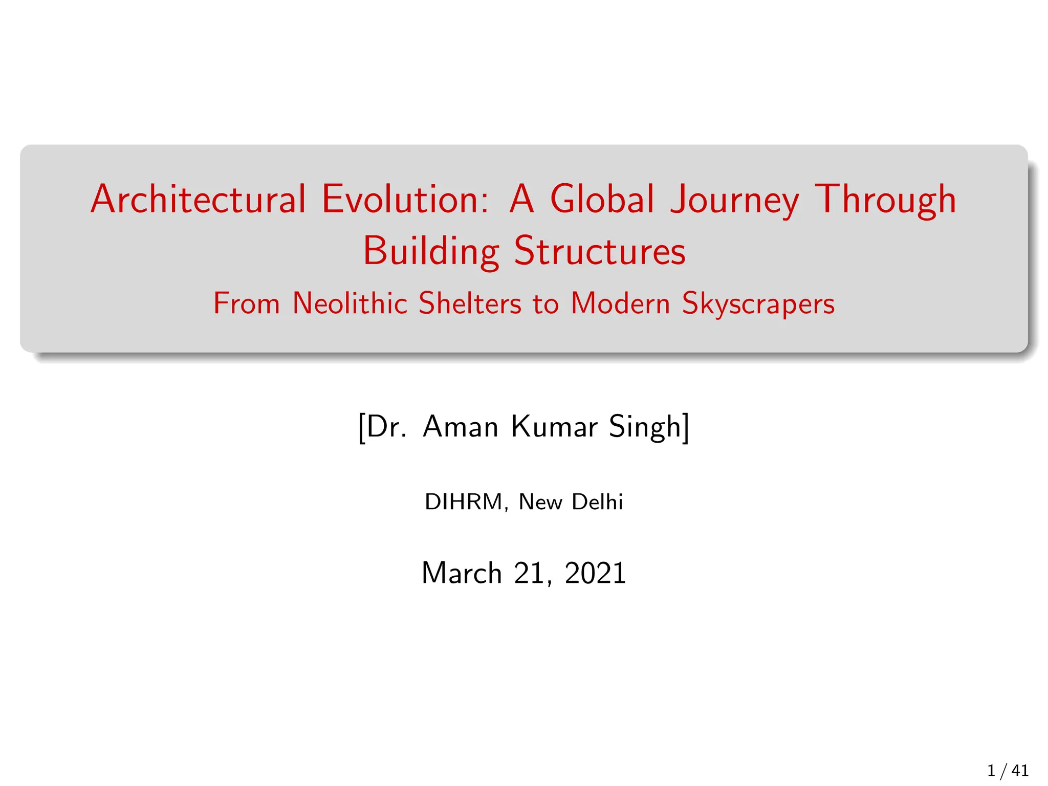 Architectural Evolution: A Global Journey Through Building Structures ...