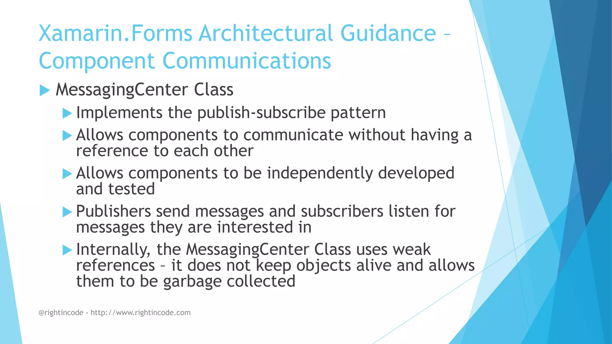Architectural Guidance for Building Mobile Apps Using Xamarin.Forms | PPT
