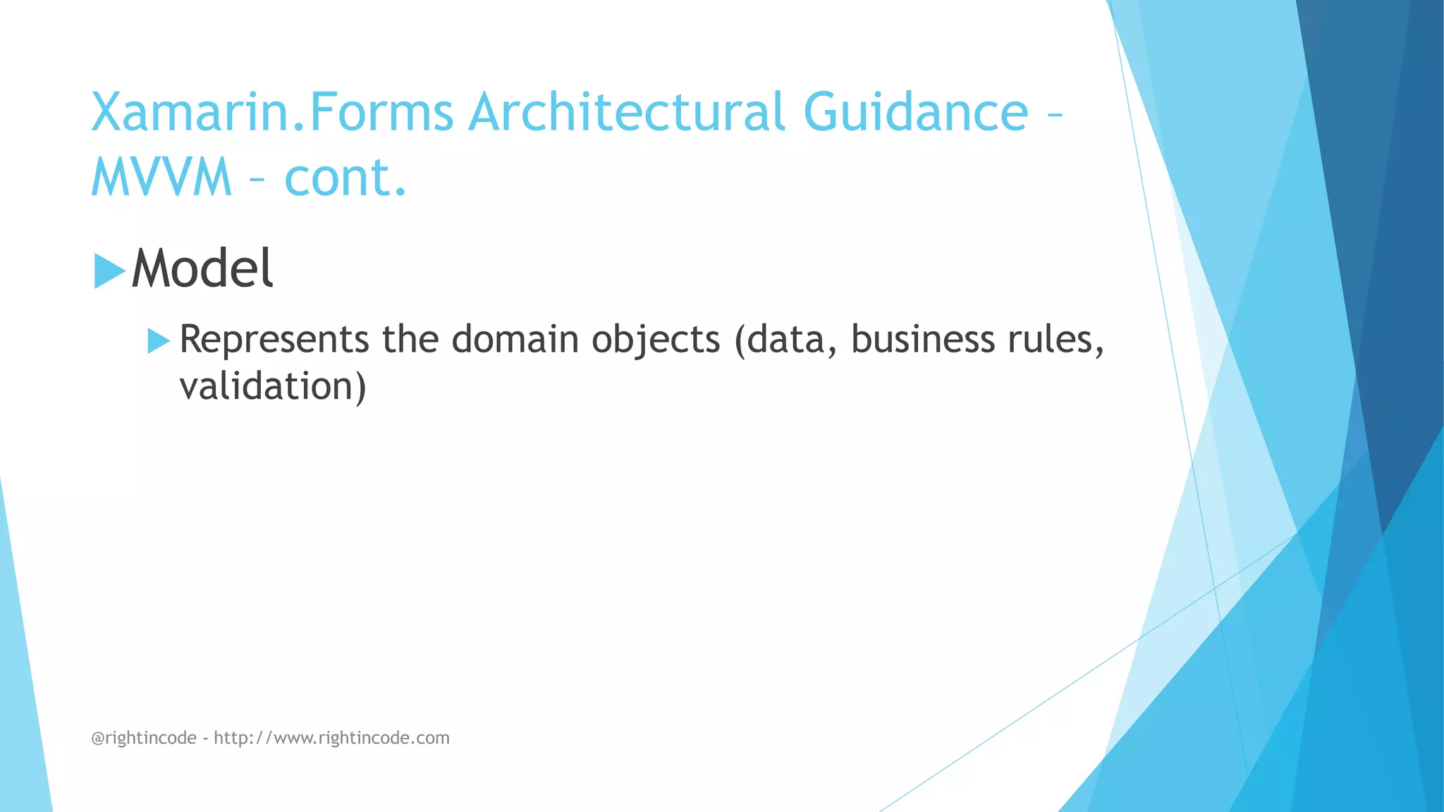 Architectural Guidance for Building Mobile Apps Using Xamarin.Forms | PPT