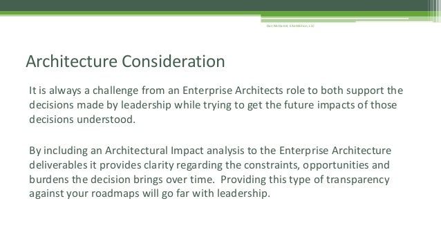 Architectural Impact Analysis