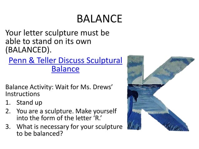 Architectural Letter Sculpture | PPT