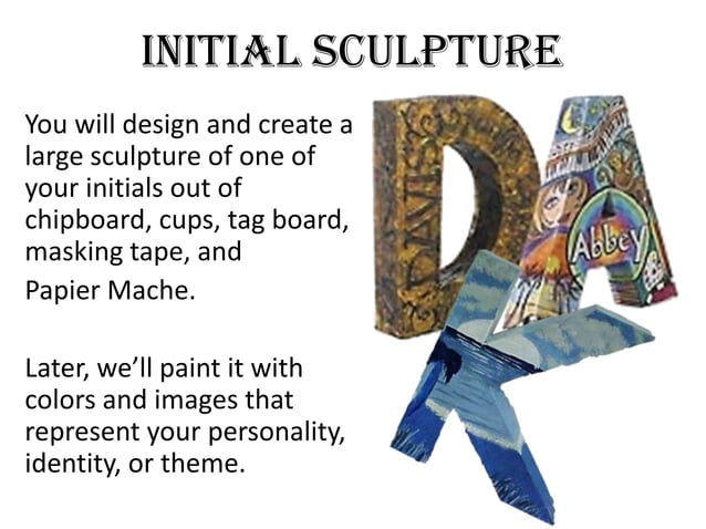 Architectural Letter Sculpture | PPT