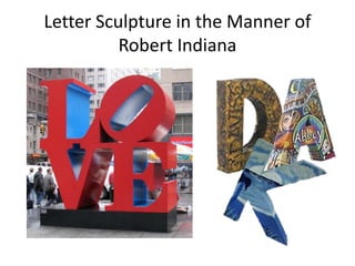 Architectural Letter Sculpture | PPTX
