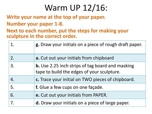 Architectural Letter Sculpture | PPT