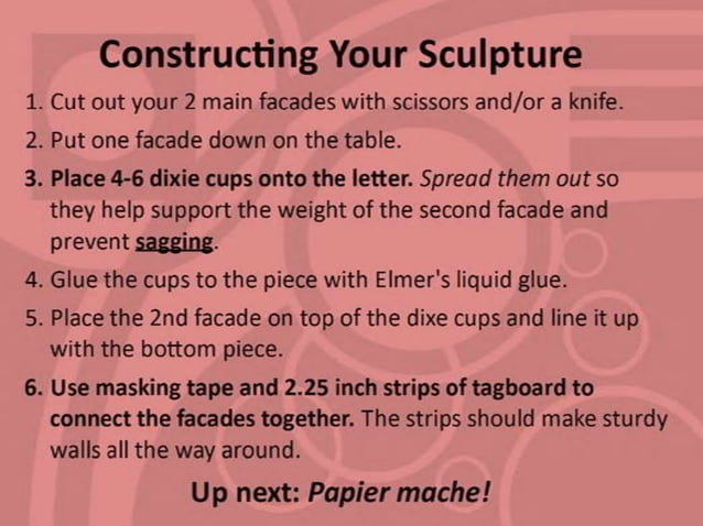 Architectural Letter Sculpture | PPT