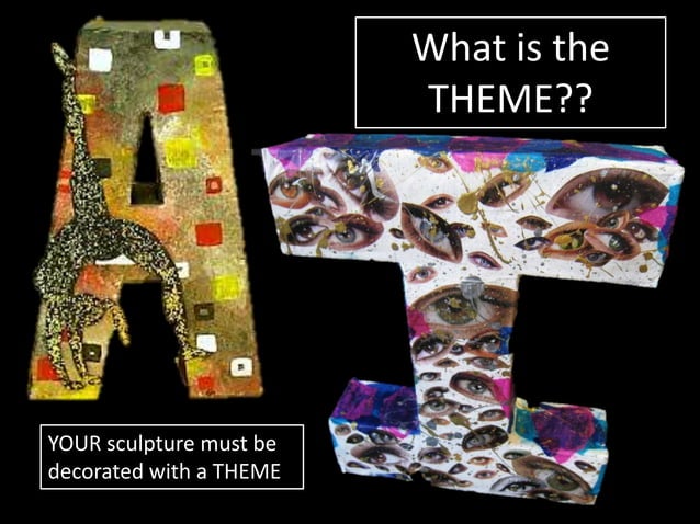 Architectural Letter Sculpture | PPT