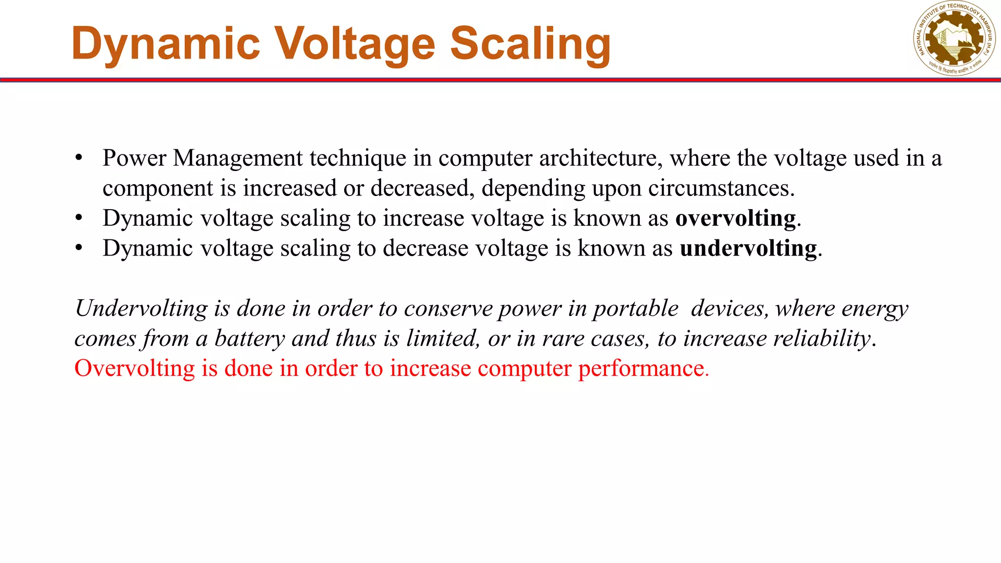 Architectural Level Techniques | PDF