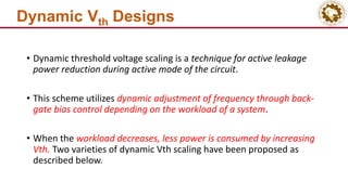 Architectural Level Techniques | PDF