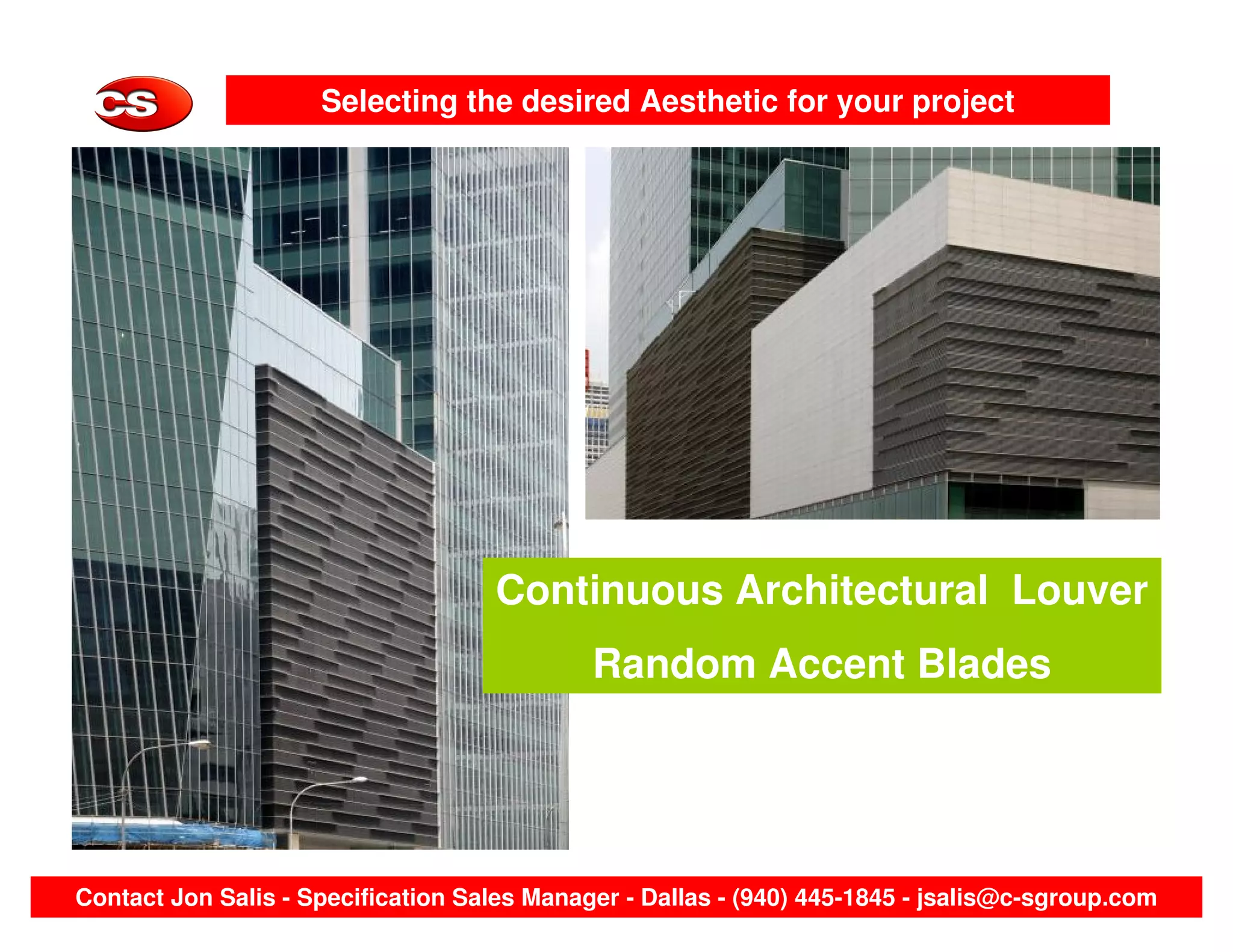 Architectural Louver Aesthetics | PDF