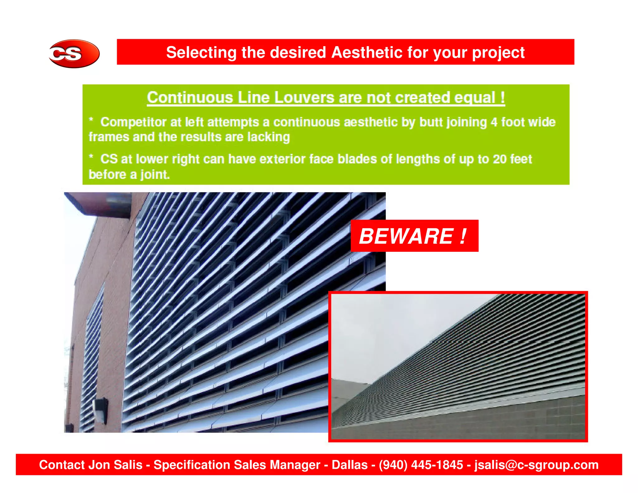 Architectural Louver Aesthetics | PDF