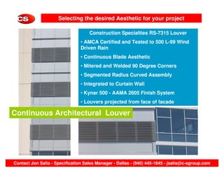 Architectural Louver Aesthetics | PDF