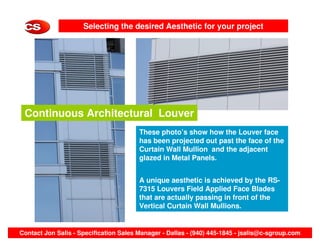 Architectural Louver Aesthetics | PDF | Sales | Business