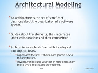Architectural modeling chapter 5 of omd | PPT
