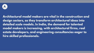 Jobs for Architectural Model Makers in India | PPT