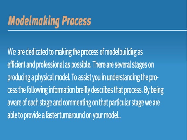 Architectural Model Making Process | PDF