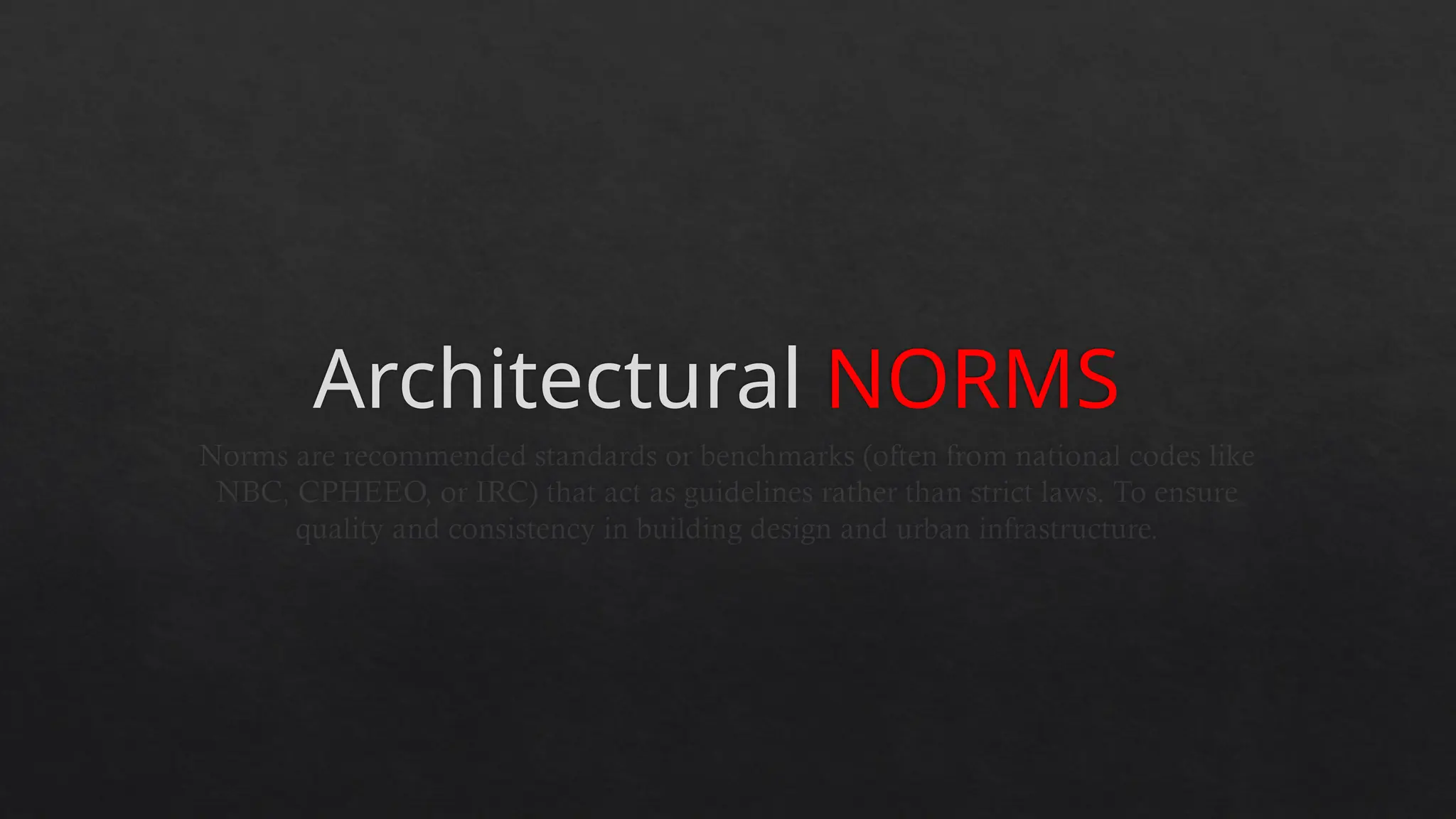 Architectural NORMS-3.pptx. Mlajntendof | PPTX