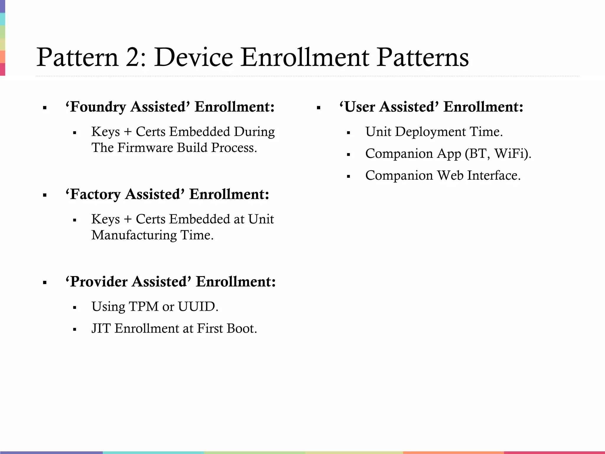 Architectural Patterns in IoT Cloud Platforms | PDF