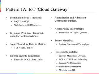 Architectural Patterns in IoT Cloud Platforms | PDF