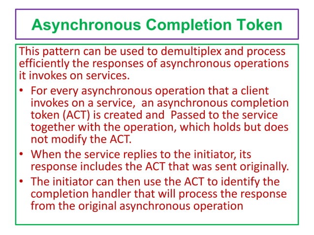 Architectural Patterns - Interactive and Event Handling Patterns | PPTX | Operating Systems ...