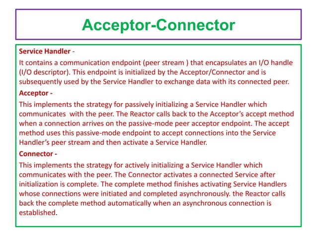 Architectural Patterns - Interactive and Event Handling Patterns | PPTX | Operating Systems ...