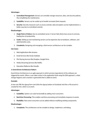 software architecture and design _Architectural Pattern vs design ...