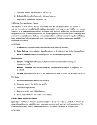 software architecture and design _Architectural Pattern vs design ...