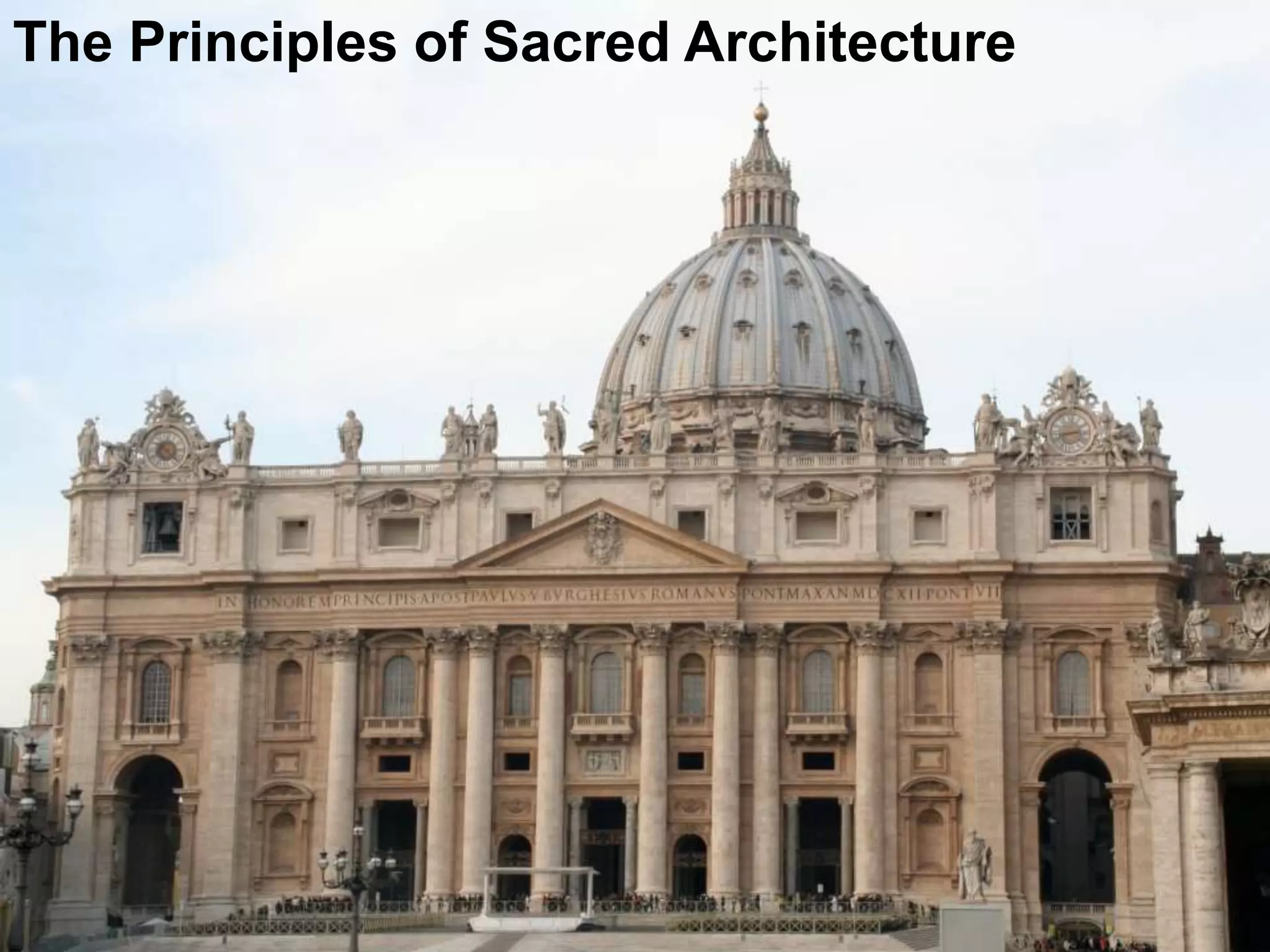 Architectural principles of Sacred Architecture | PPTX