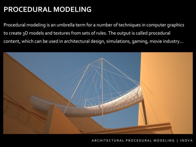 Architectural Procedural Modeling | PPT