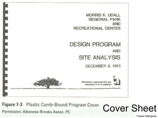 Architectural Professional Practice - Programming الممارسة المهنية ...