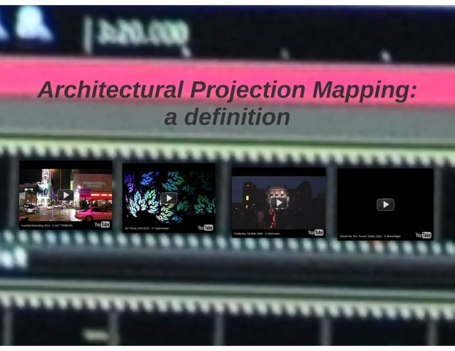 Digibury: Howard Griffin - Architectural Projection Mapping | PDF
