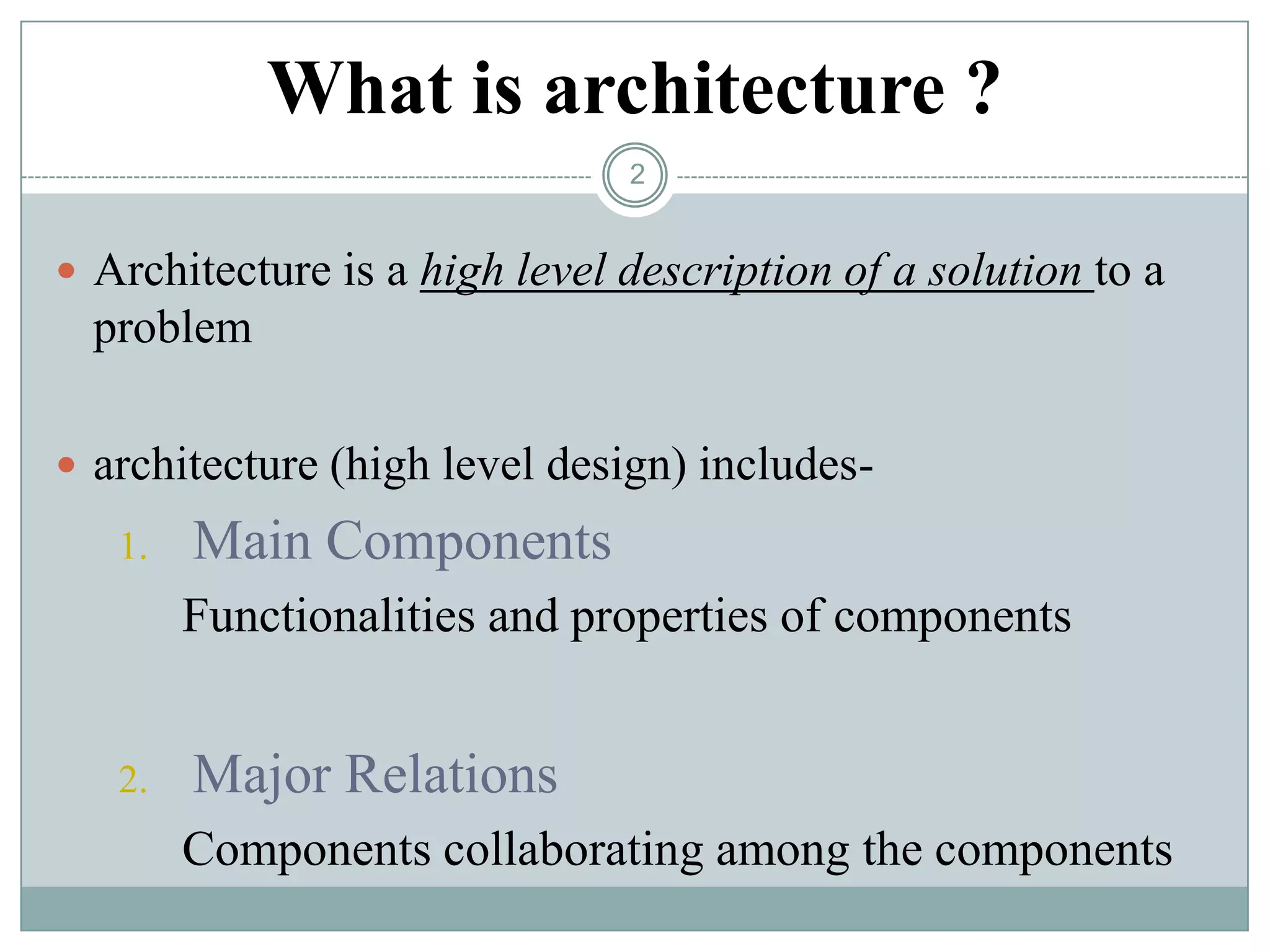 Architectural styles and patterns | PPTX