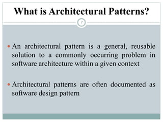 Architectural styles and patterns | PPT
