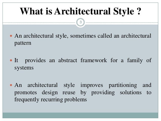 Architectural Styles And Patterns