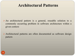 Architectural styles and patterns | PPTX