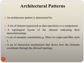 Architectural styles and patterns | PPTX