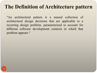 Architectural styles and patterns | PPTX