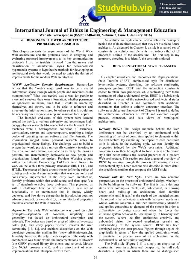 Architectural Styles And The Design Of Network Based Software