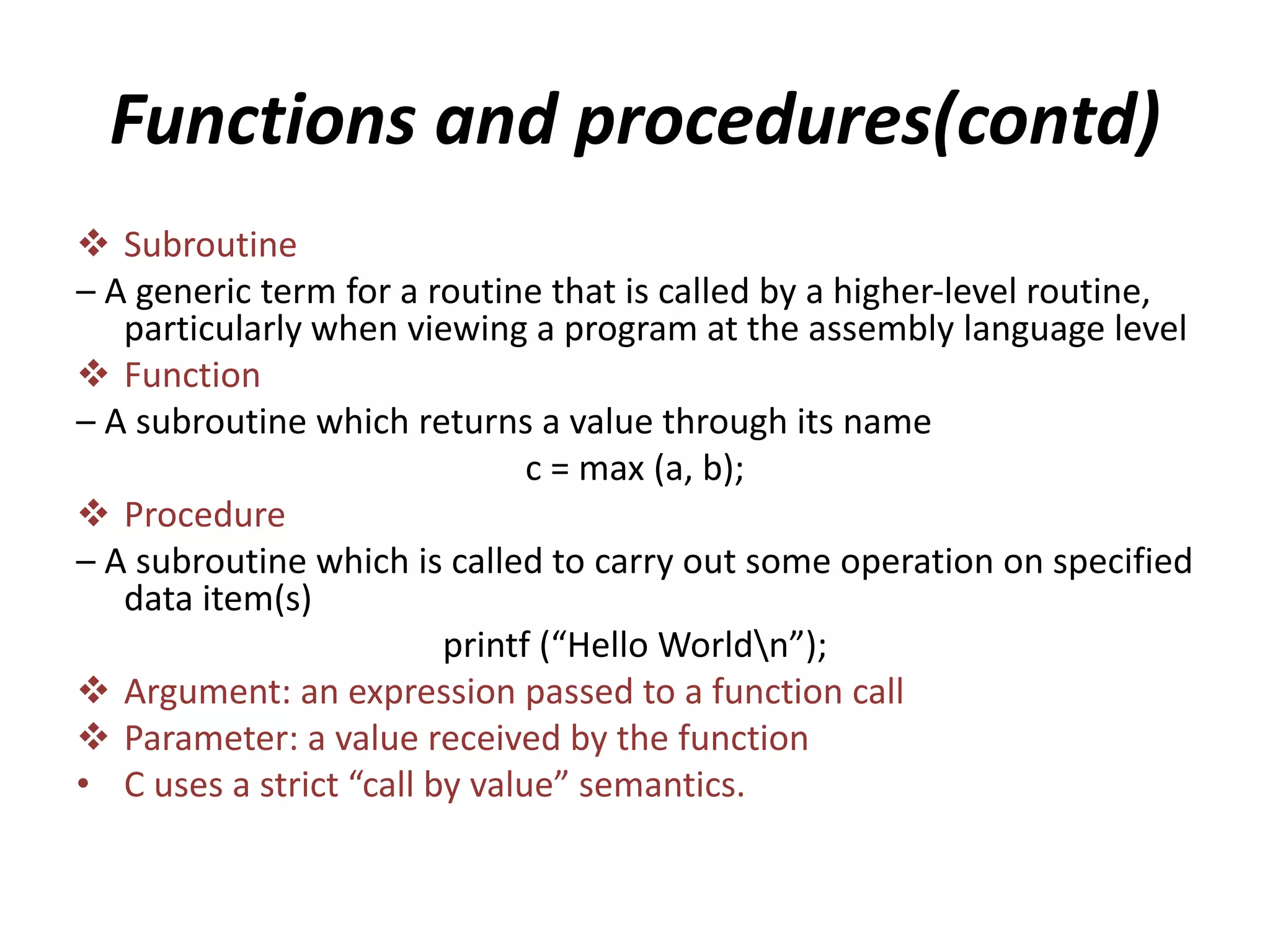 Architectural support for High Level Language | PPTX