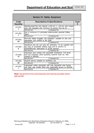 Architectural technology tools list | PDF | Woodworking | Arts and Crafts