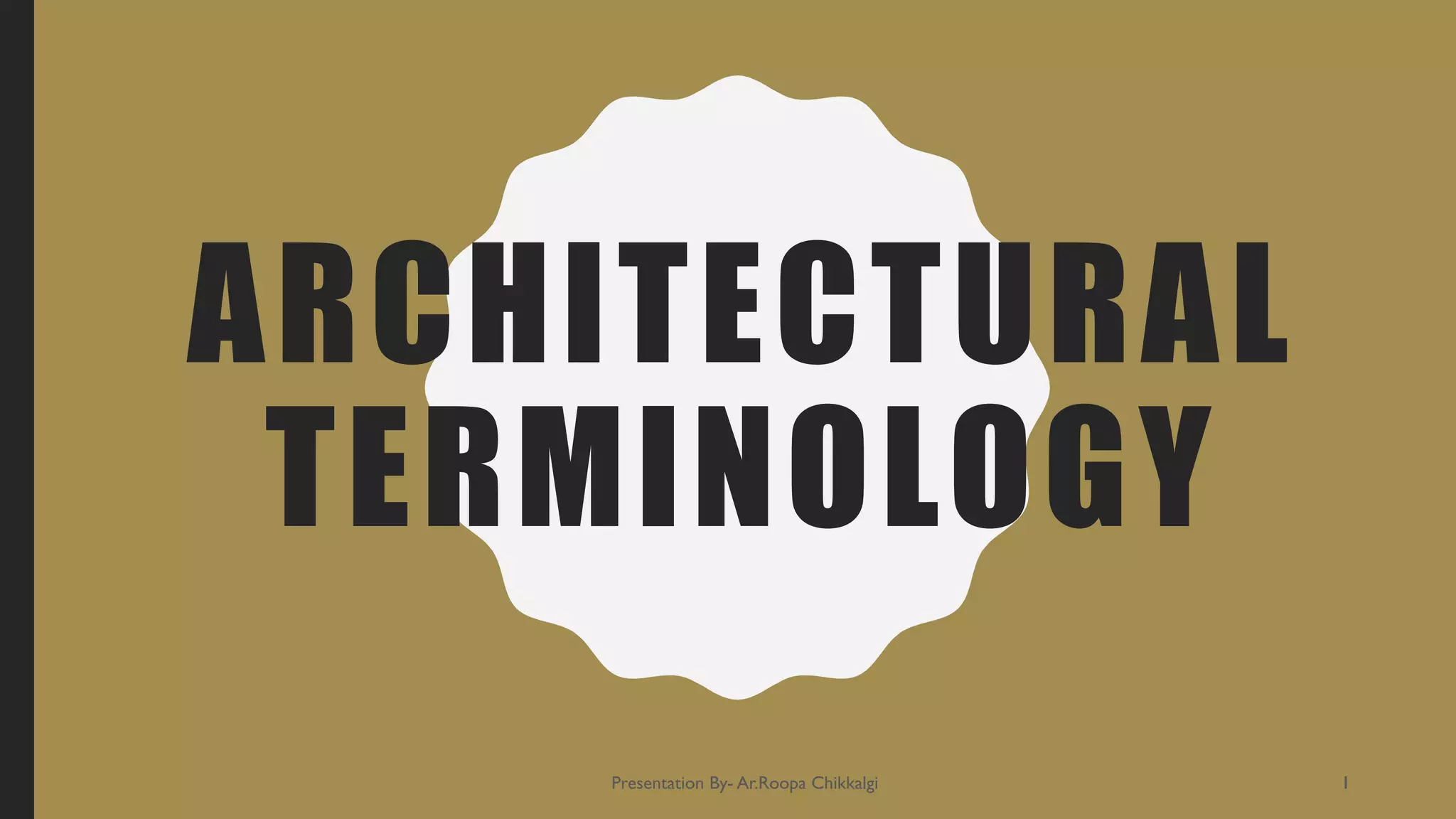 Architectural terminology | PDF