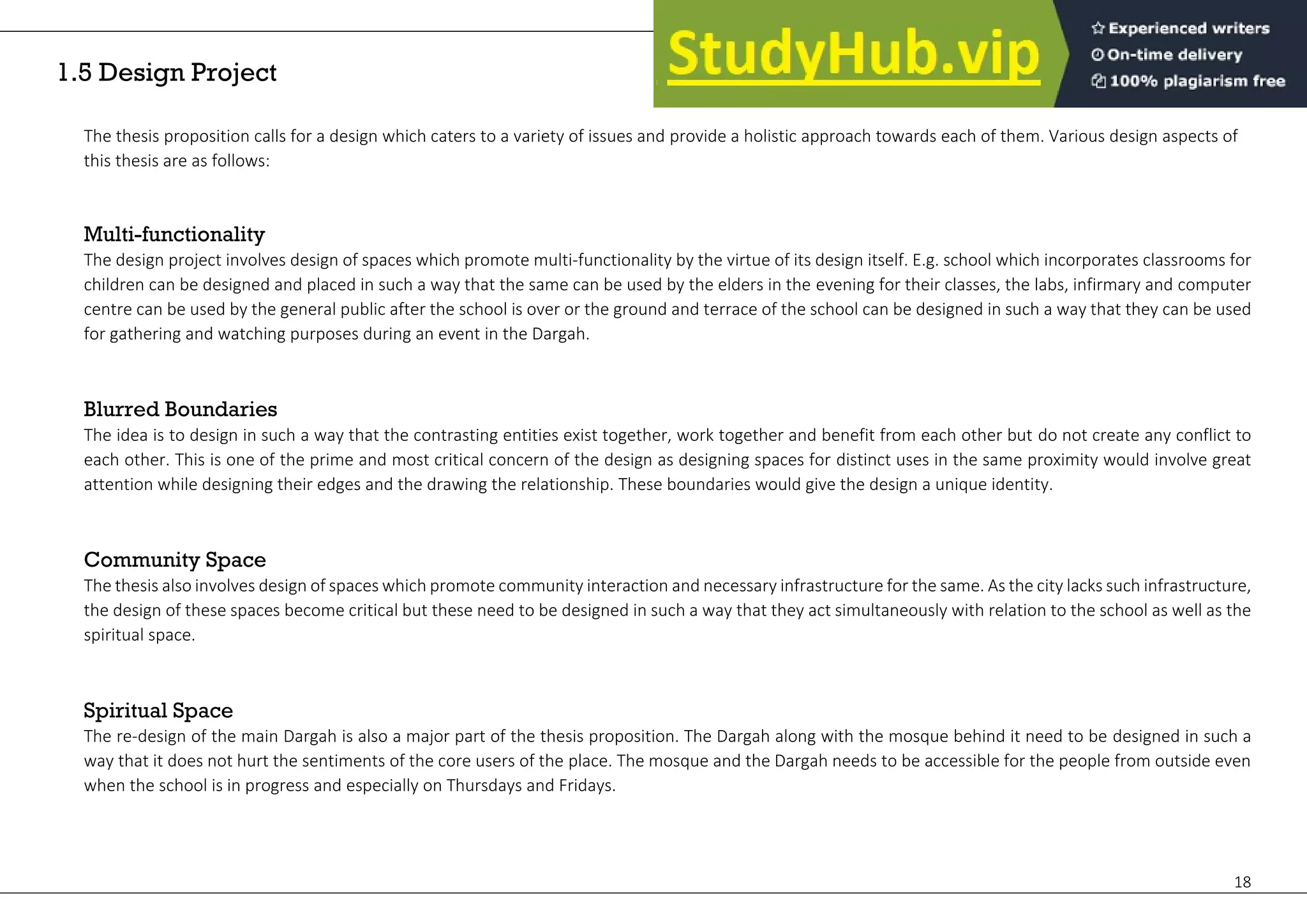Architectural Thesis Inclusive Centre For Learning In Context Of A ...