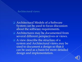 Architectural views | PPTX