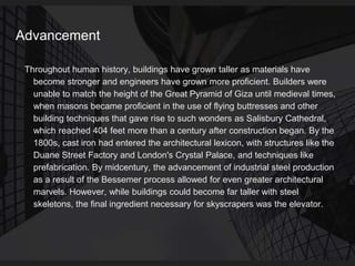 Architectural Wonders - The History and Future of Skyscrapers | PPT