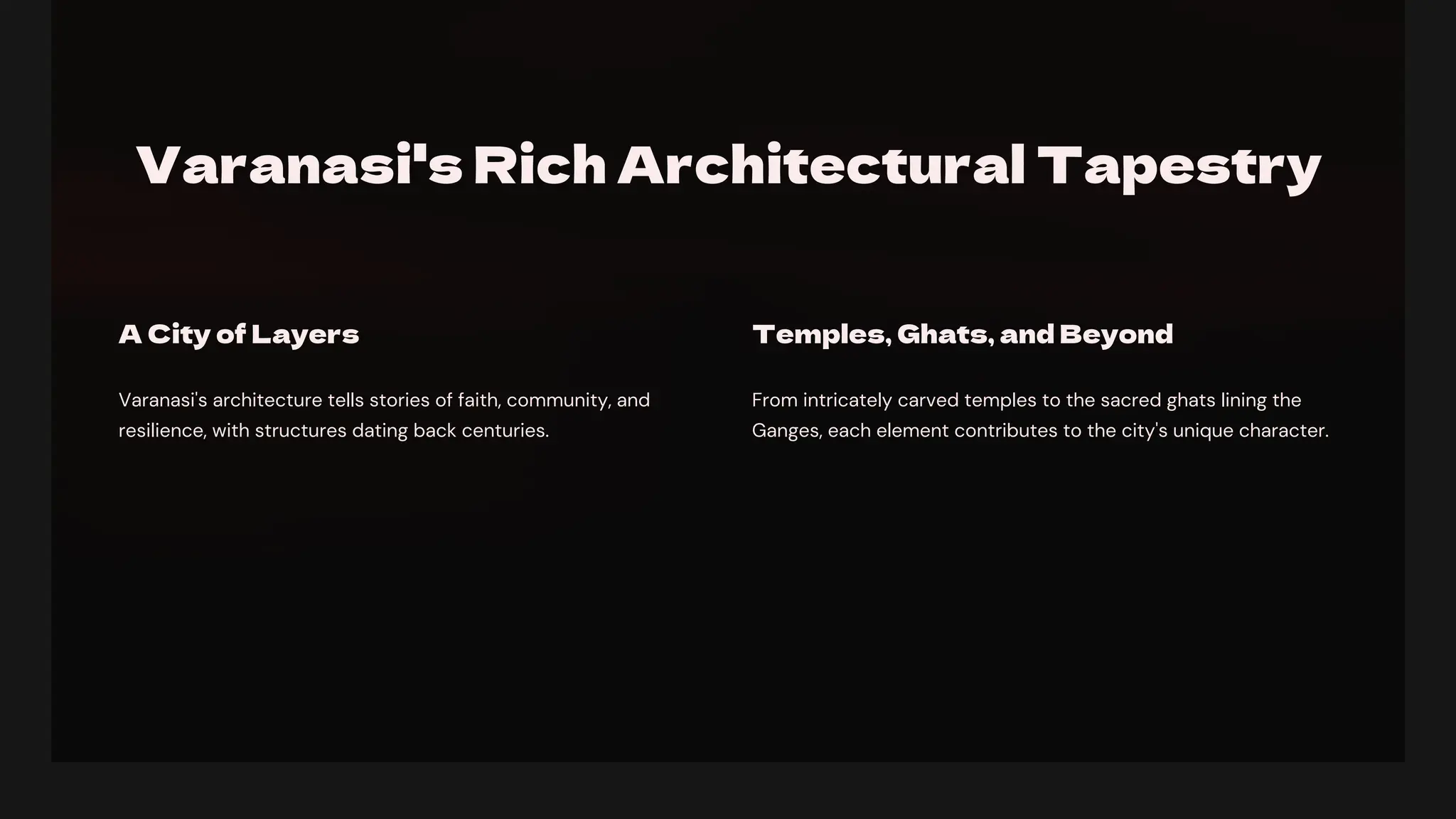 Architectural Wonders of Varanasi Inspirations for Modern Designs | PDF