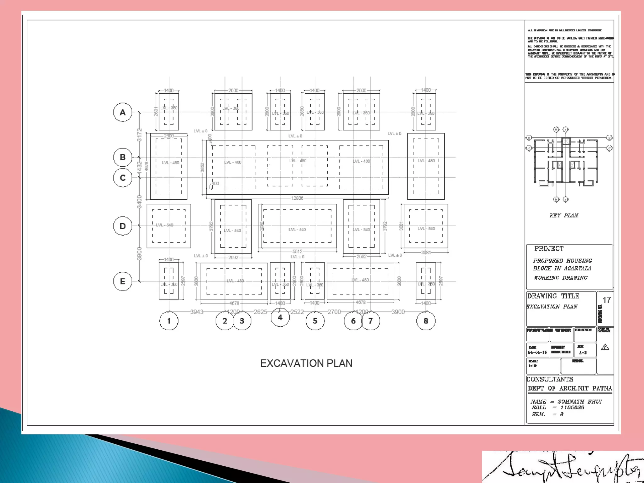 Architectural working drawing | PDF