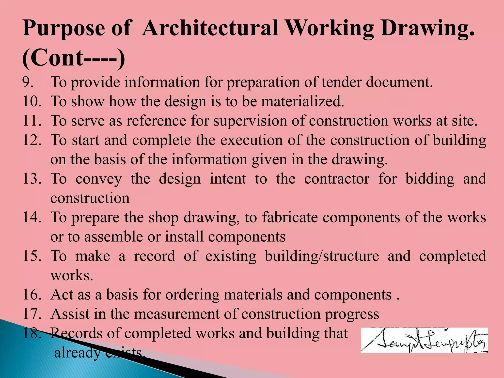 Architectural working drawing | PDF