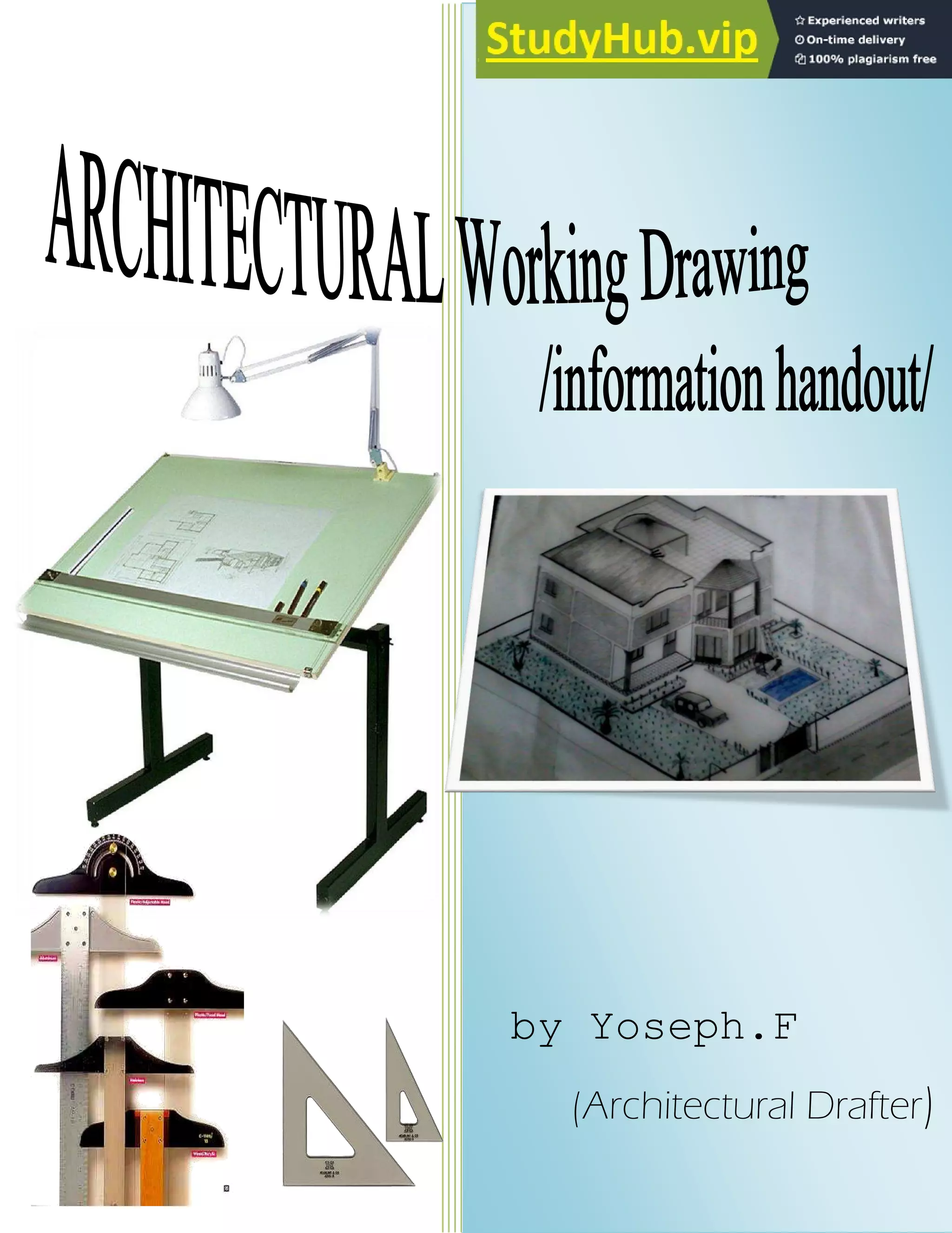 ARCHITECTURAL Working DRAWING Information Handout | PDF
