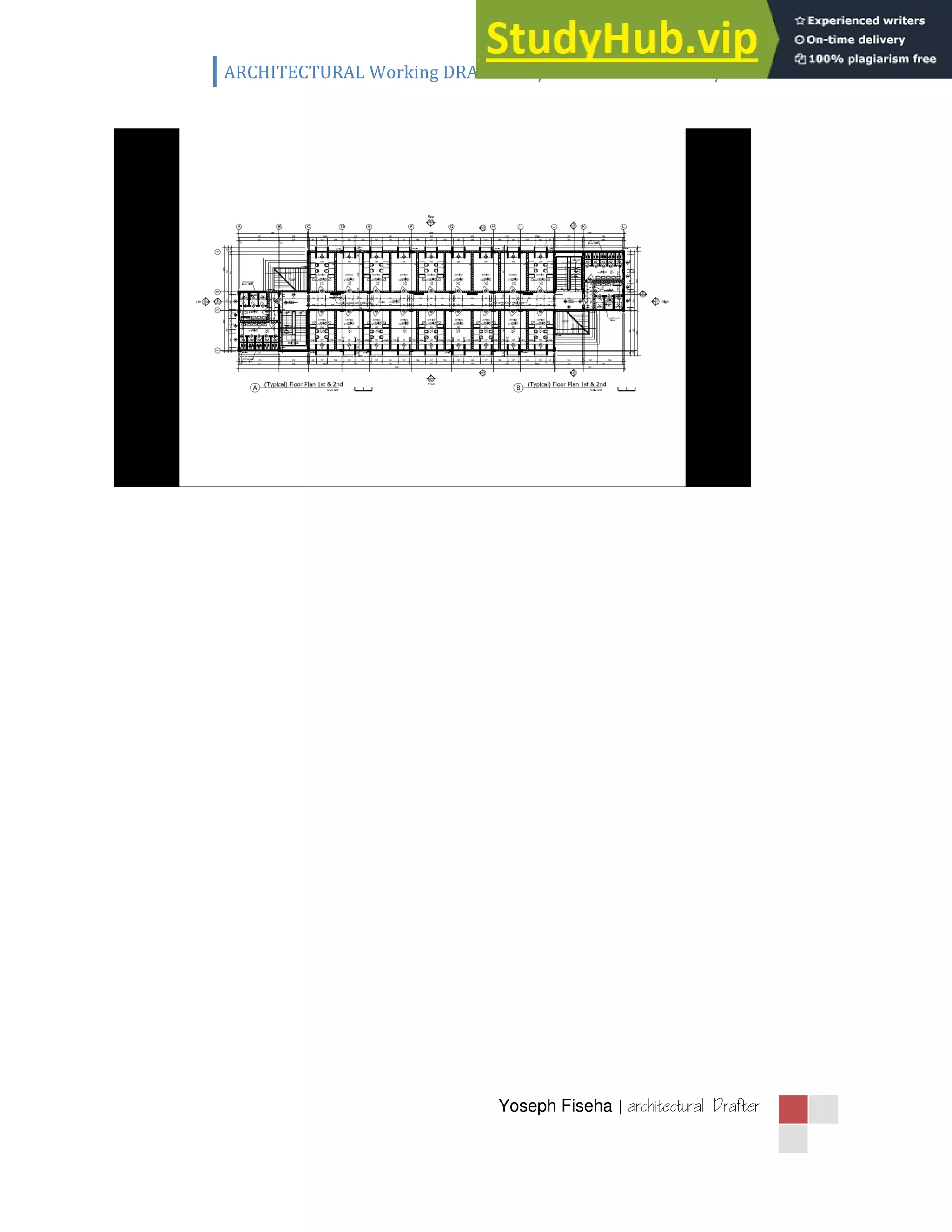 ARCHITECTURAL Working DRAWING Information Handout | PDF