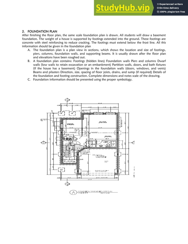 ARCHITECTURAL Working DRAWING Information Handout | PDF | Drawing and ...