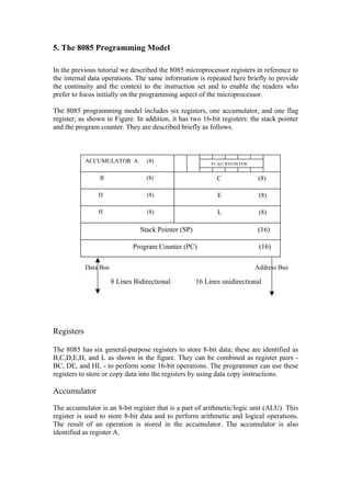 Architecture OF 8085 | PDF